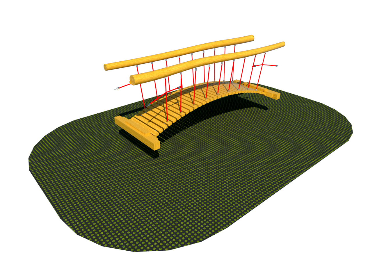 Balancing Bow bridge | The Children's Playground Company
