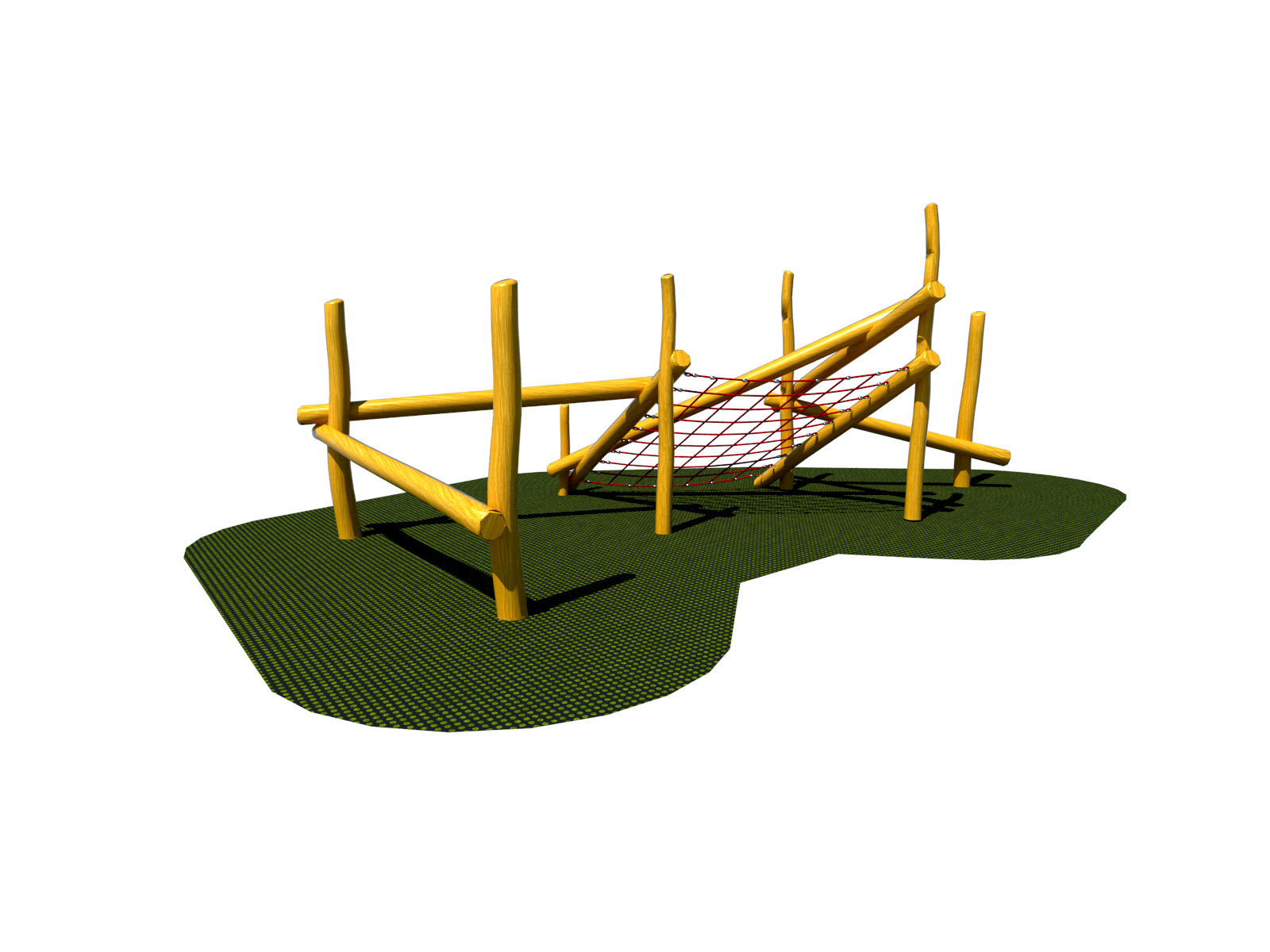 Berryfields Climbing log unit - 2.322 | The Children's Playground Company
