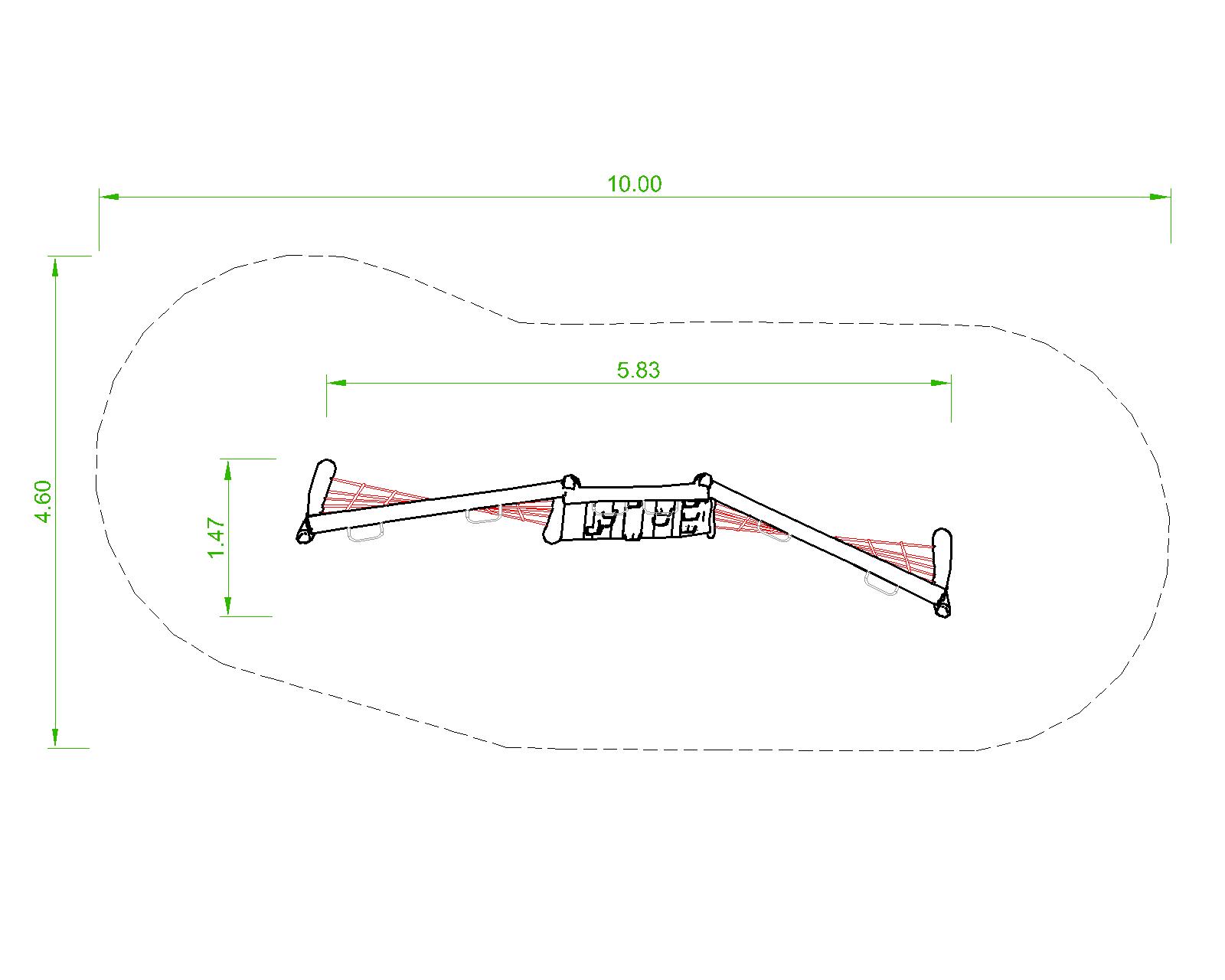Traverse Unit with Climbing Wall | The Children's Playground Company
