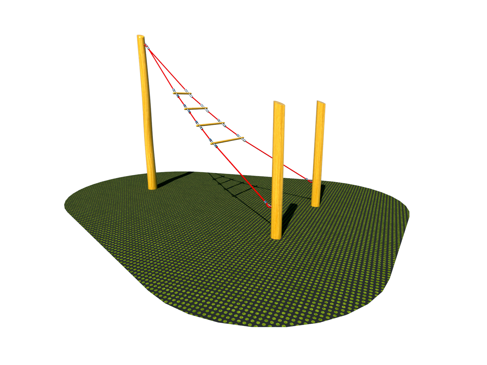 Double Rope with 4 steps | The Children's Playground Company