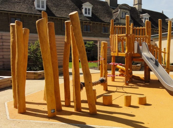 Log labyrinth | The Children's Playground Company