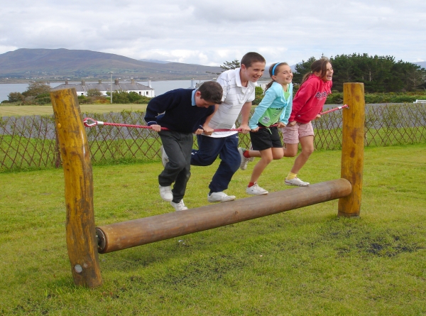 Merrion Square Park, Balancing trail | The Children's Playground Company