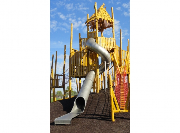 Tubular Helix Slide | The Children's Playground Company